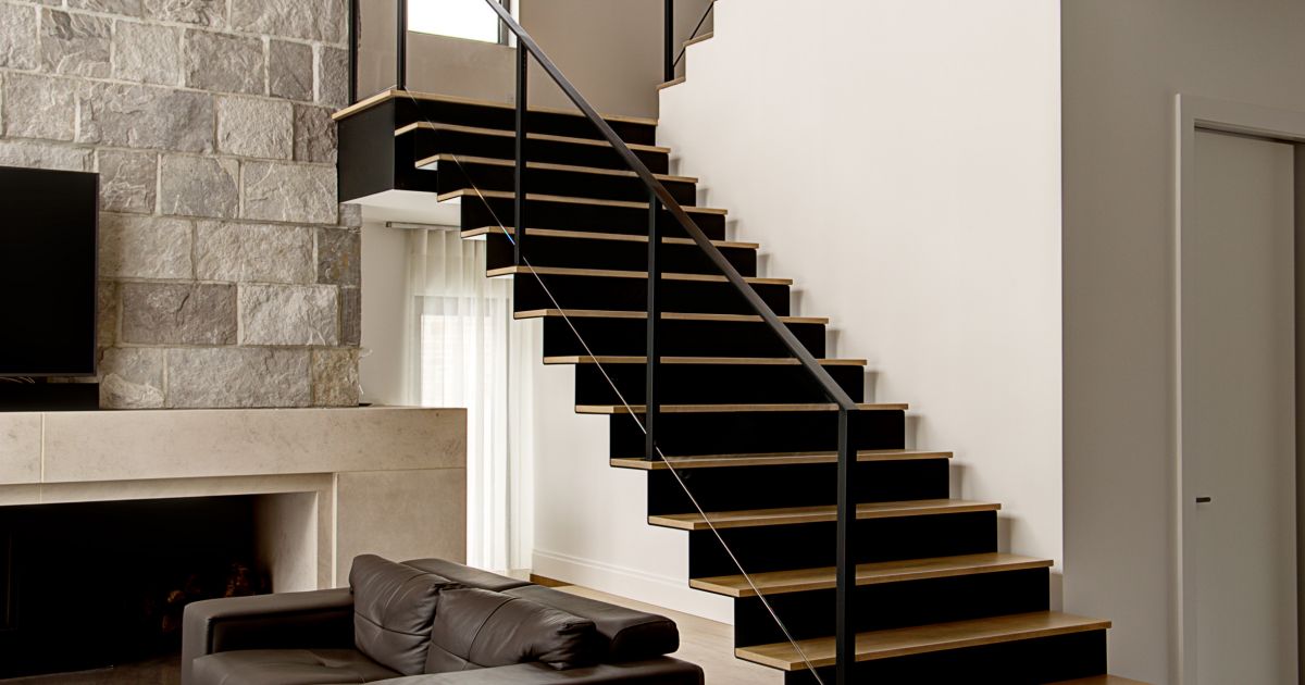 Central stringer staircases | Bättig Design